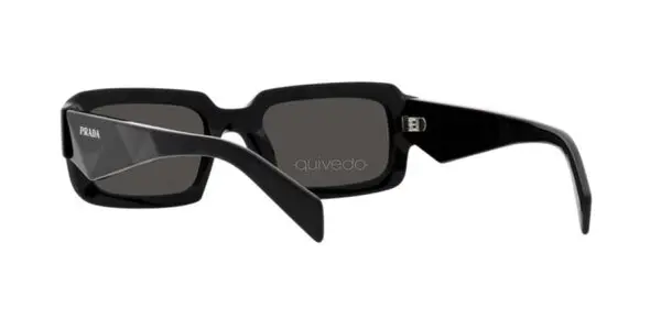 Prada Rectangular Frame Sunglasses With Mirror Leg Logo