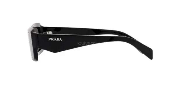 Prada Rectangular Frame Sunglasses With Mirror Leg Logo