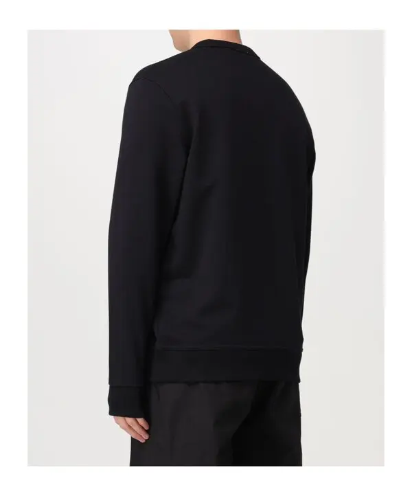 Burberry Logo Printed Crewneck Sweatshirt - Black