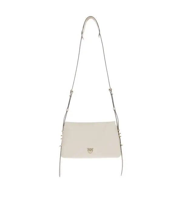 Pinko Love Birds Mini Crossbody Bag - Nude