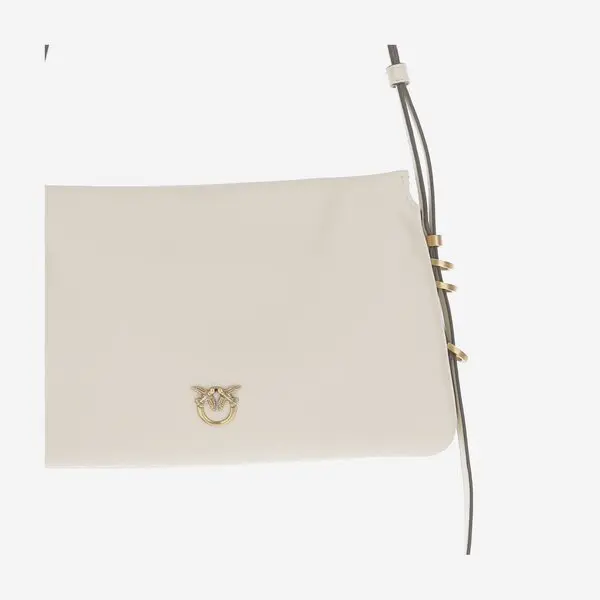 Pinko Love Birds Mini Crossbody Bag - Nude