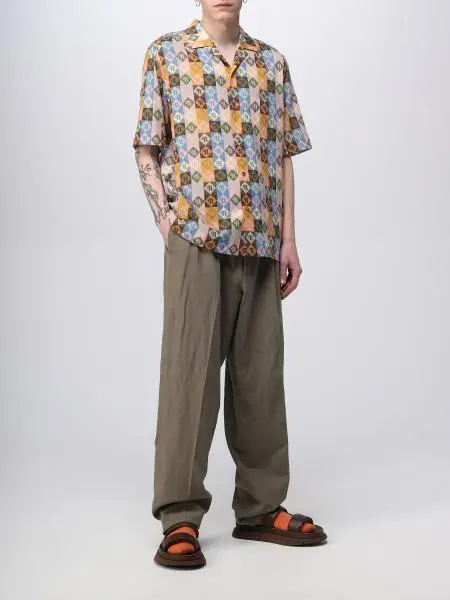 Nanushka Allover Printed Collared Button-up Shirt