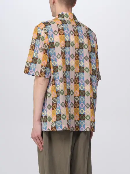 Nanushka Allover Printed Collared Button-up Shirt