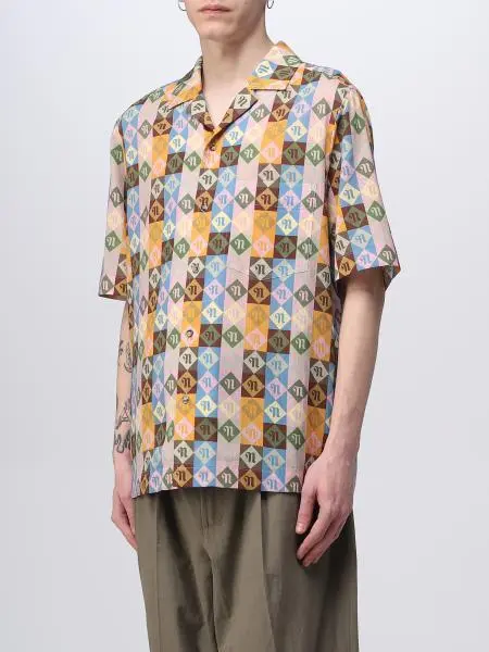 Nanushka Allover Printed Collared Button-up Shirt