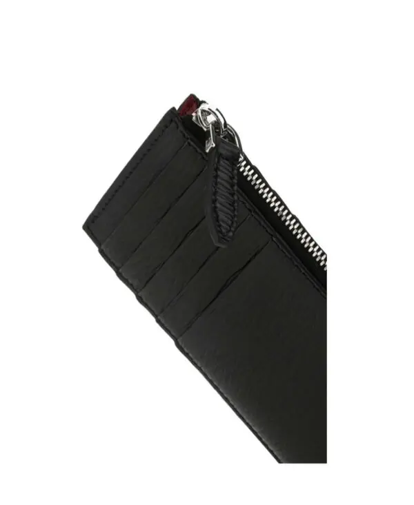FERRAGAMO Logo Embossed Zipped Card Case