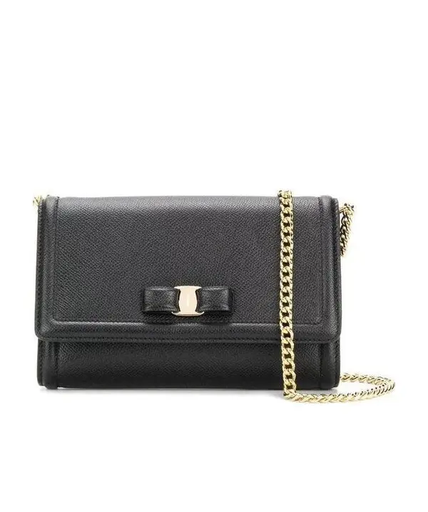 FERRAGAMO Mini Clutch Bag - Black