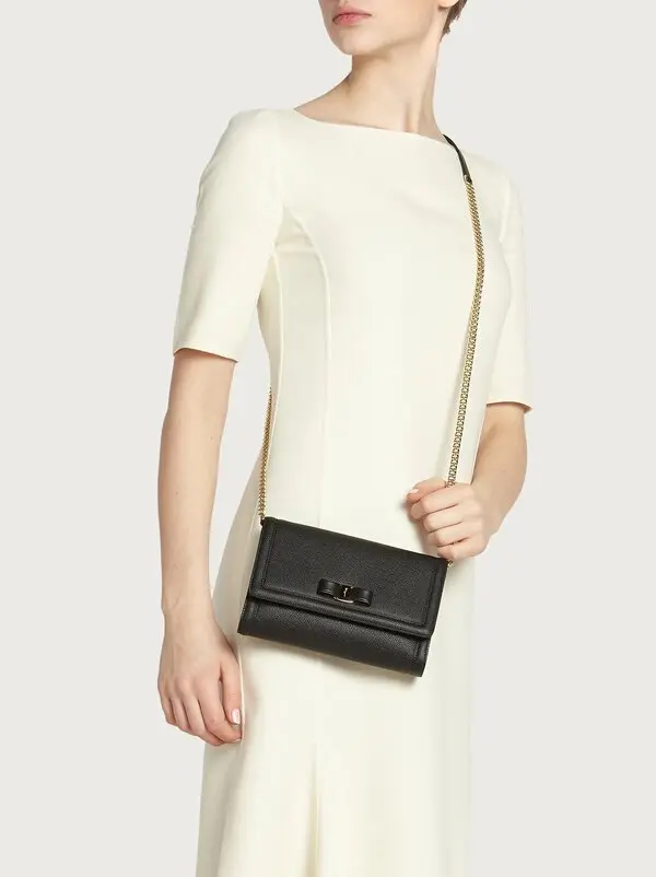 FERRAGAMO Vara Flip Mini Shoulder Bag