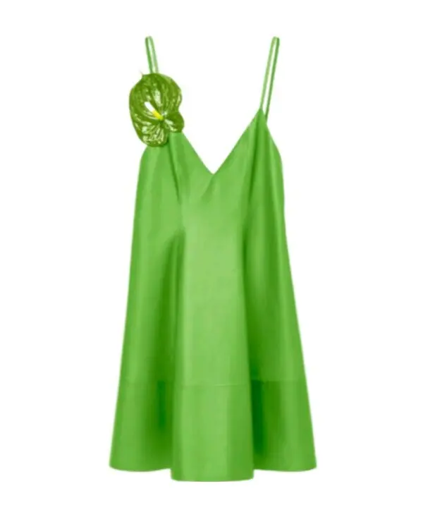 Loewe Anthurium Strappy Dress In Nappa