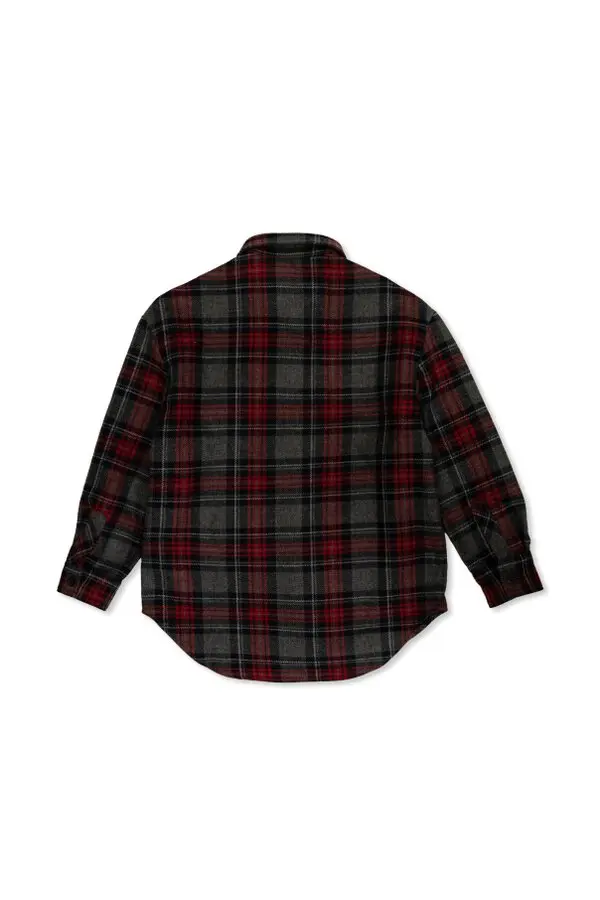 Dolce & Gabbana Plaid Check Shirt With Dg Logo
