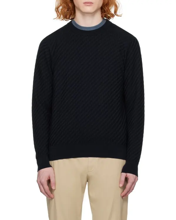 Brioni Trama Weave Crewneck Jumper