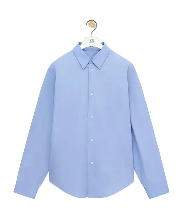 Loewe Shirt In Cotton - Light Blue