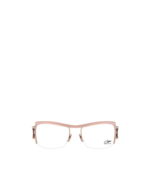 Cazal Square Frame Eyeglasses - White