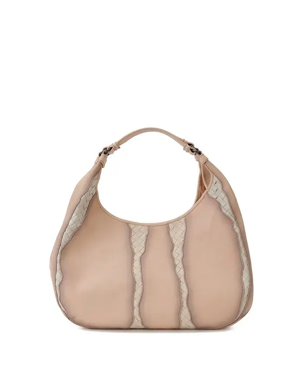 Bottega Veneta Hobo Handbag With Logo Detail