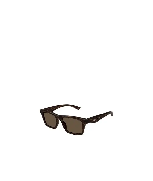 Alexander McQueen Square Frame Sunglasses - Brown