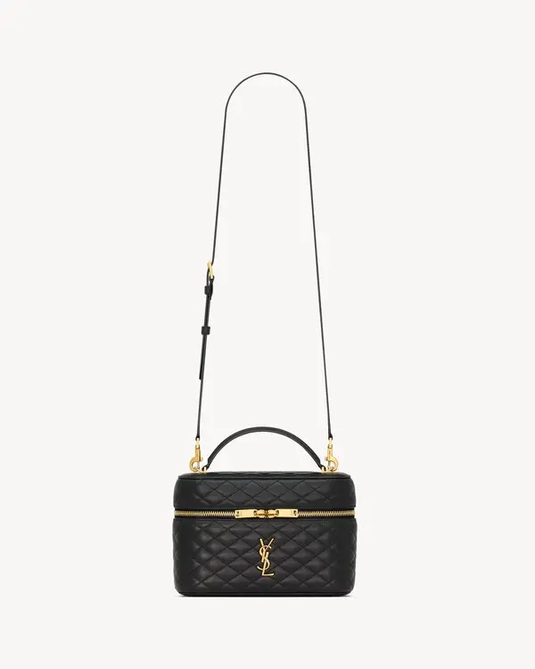 Saint Laurent Quilted Vanity Case