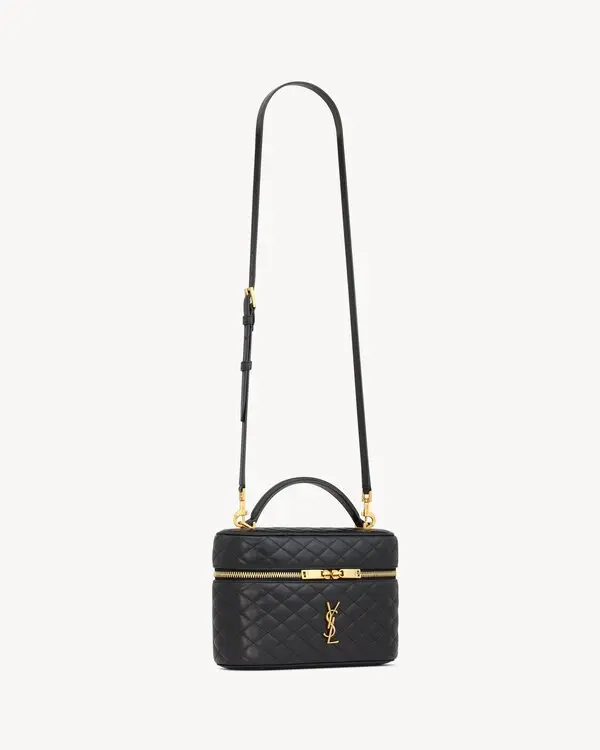 Saint Laurent Quilted Vanity Case