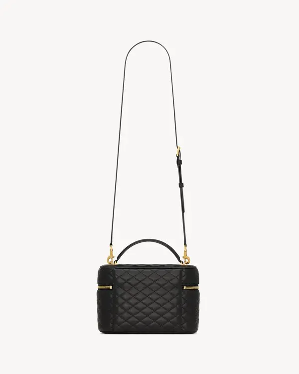 Saint Laurent Quilted Vanity Case