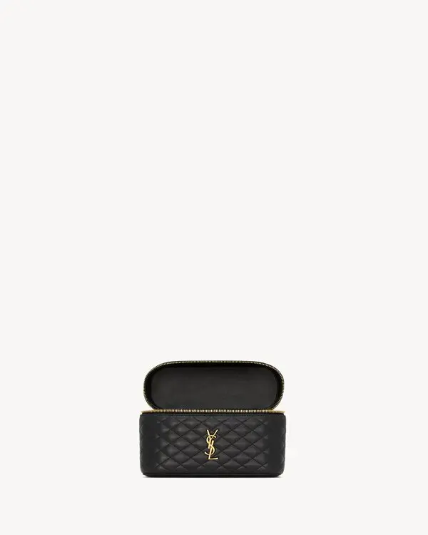 Saint Laurent Quilted Vanity Case