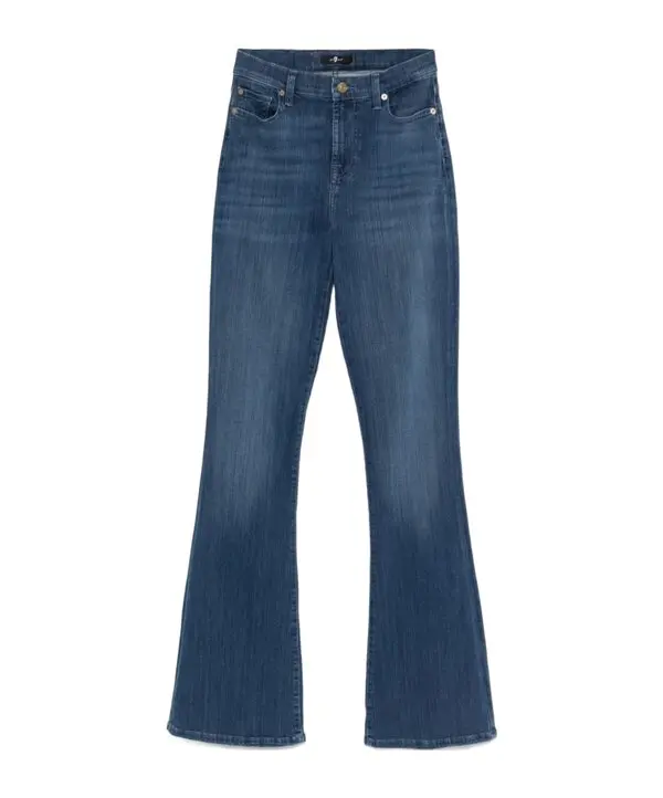 7 For All Mankind Flared Classic Jeans - Blue