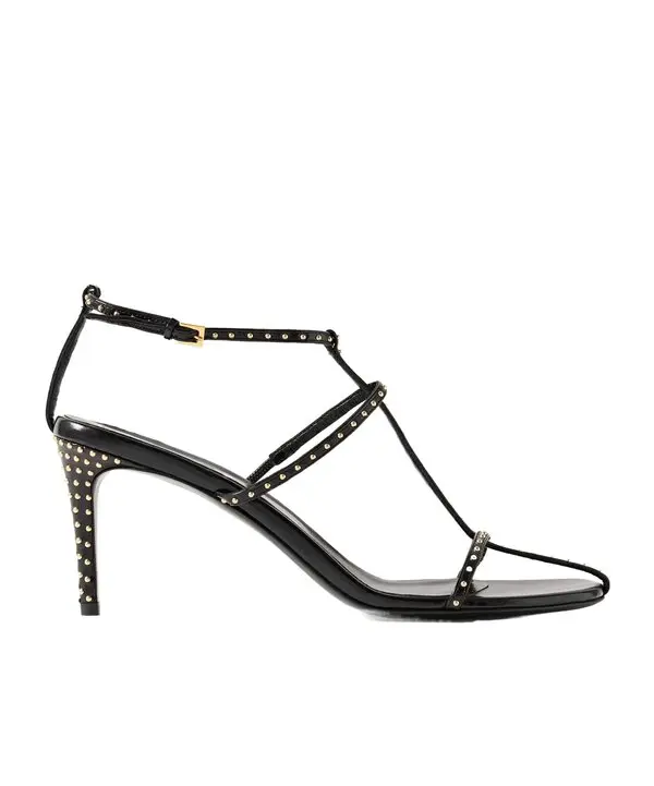 Khaite Caged Sandals With Stud Detailing