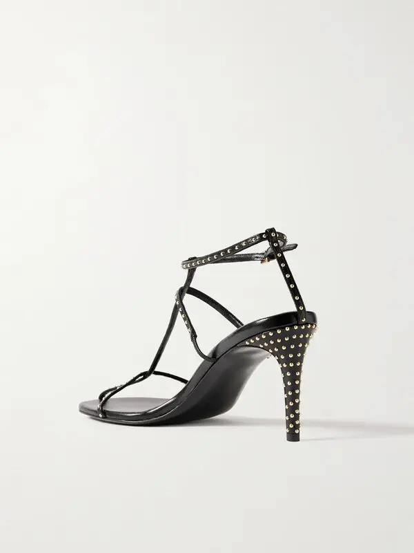Khaite Caged Sandals With Stud Detailing