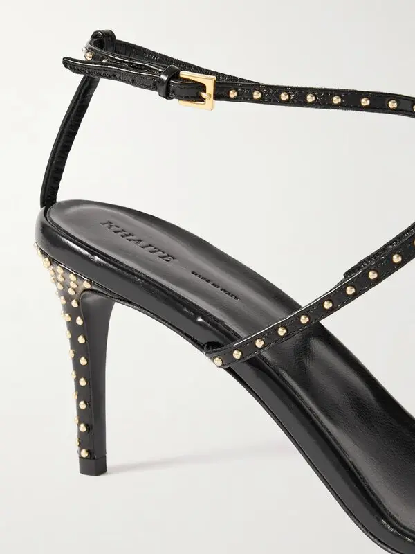 Khaite Caged Sandals With Stud Detailing