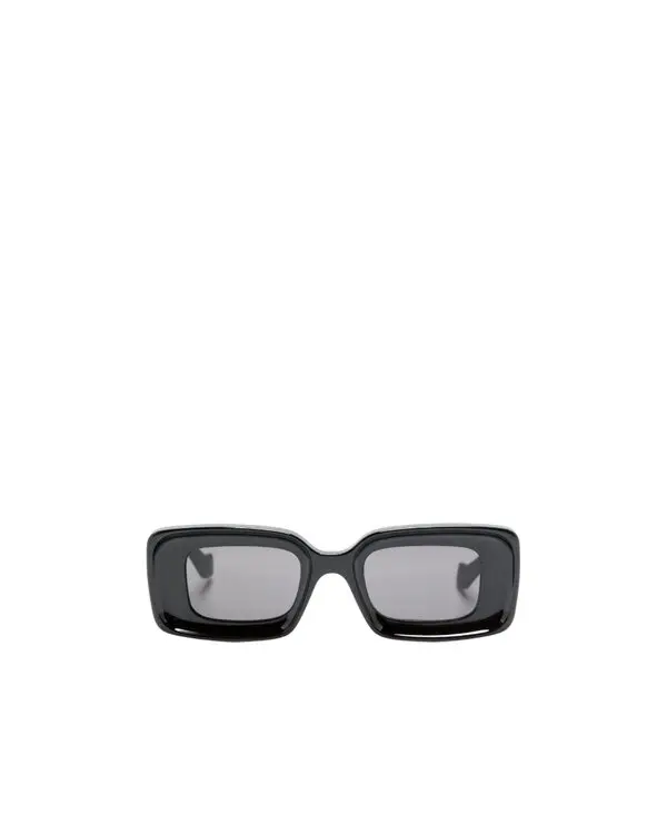 Loewe Geometric Frame Sunglasses - Black