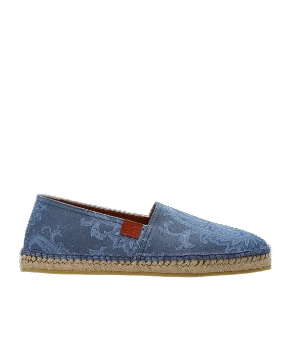 Etro Paisley Printed Espadrilles - Blue
