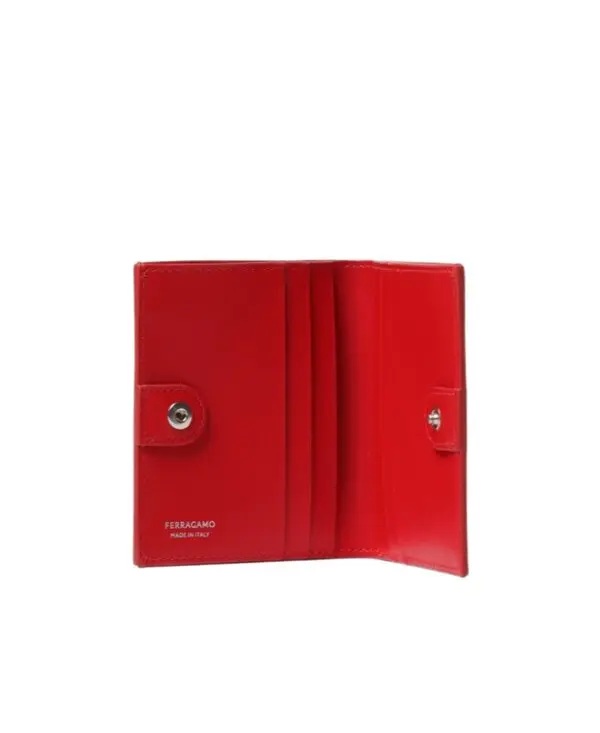 FERRAGAMO Horsebit Buckle Flip Wallet