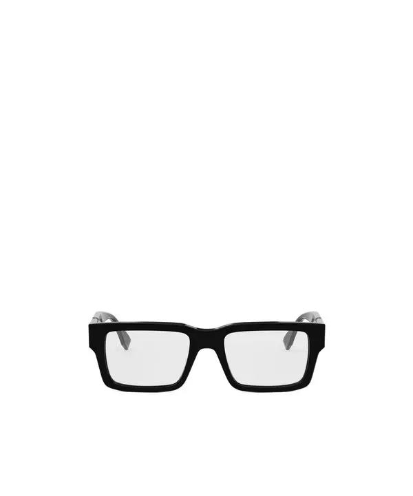 Fendi Rectangle Frame Eyeglasses - Black