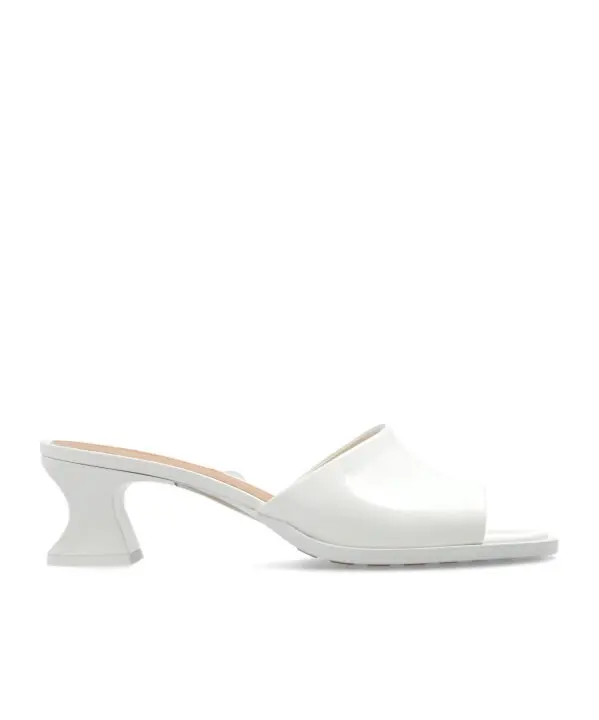 Bottega Veneta Cha Cha Heeled Mules - White