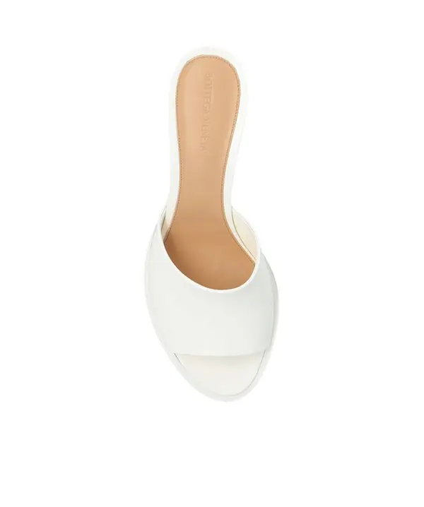 Bottega Veneta Cha Cha Heeled Mules - White