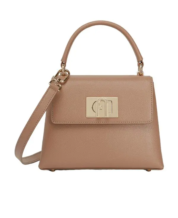Furla 1927 Mini Leather Shoulder Bag - Brown