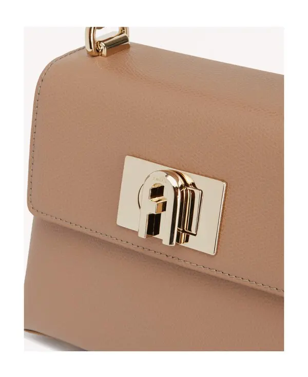 Furla 1927 Mini Leather Shoulder Bag - Brown