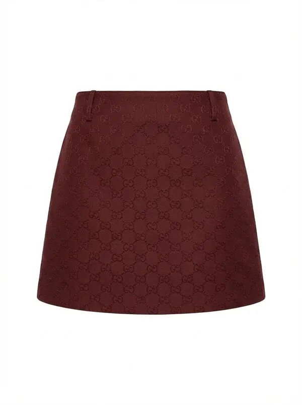 Gucci Gg Canvas Mini Skirt