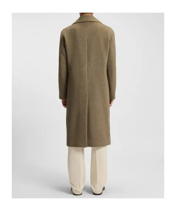 Hugo Boss Boss Double-breasted Long-sleeved Coat