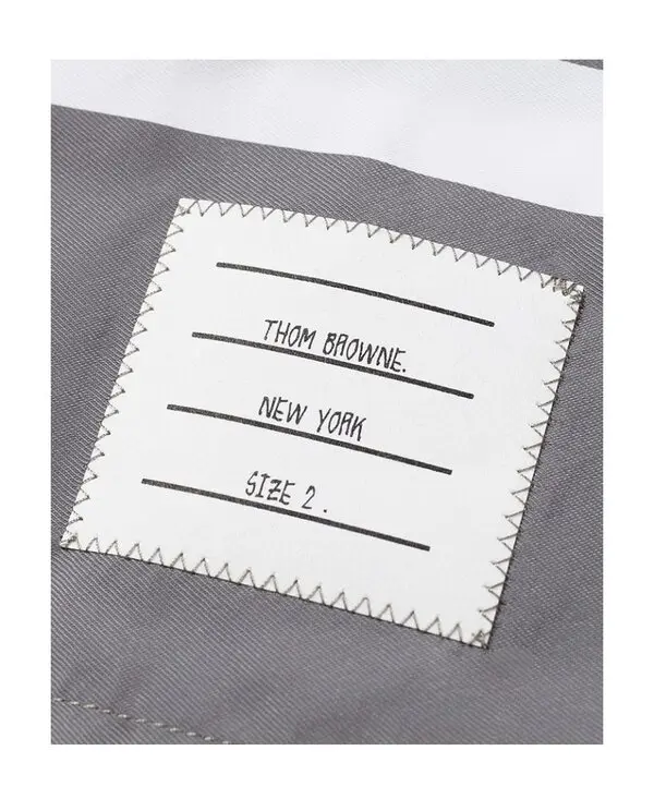 Thom Browne 4-bar Drawstring Shorts - Medium Gray