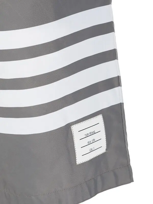 Thom Browne 4-bar Drawstring Shorts