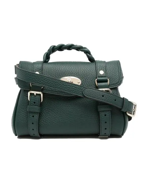Mulberry Alexa Buckled Mini Crossbody Bag - Black