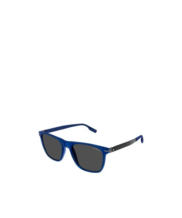 Montblanc Eyewear Square Frame Sunglasses - Blue