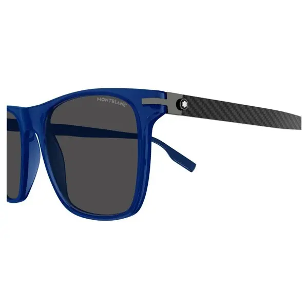 Montblanc Eyewear Square Frame Sunglasses - Blue