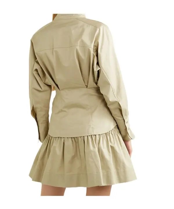 Isabel Marant Étoile Cotton-poplin Blouse With Balloon Sleeves