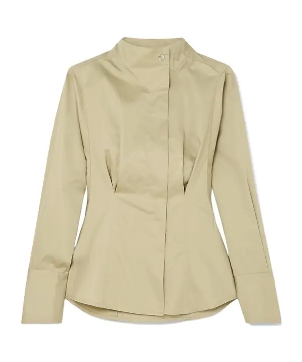 Isabel Marant Étoile Cotton-poplin Blouse With Balloon Sleeves