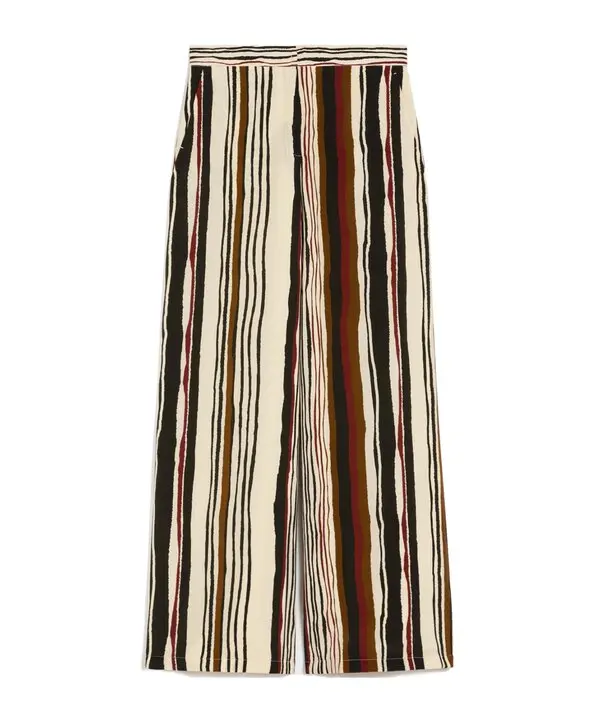 Max Mara Striped Wide-leg Trousers