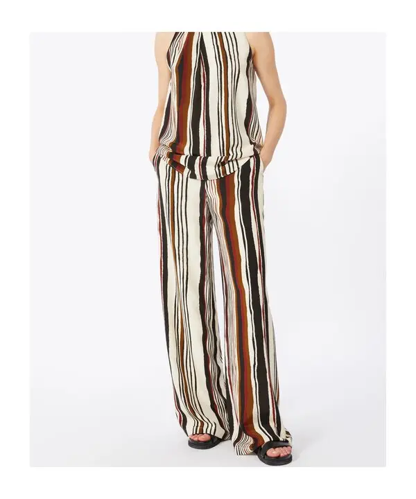 Max Mara Striped Wide-leg Trousers