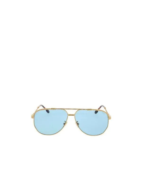 FRED Cable-detail Aviator Sunglasses - Blue