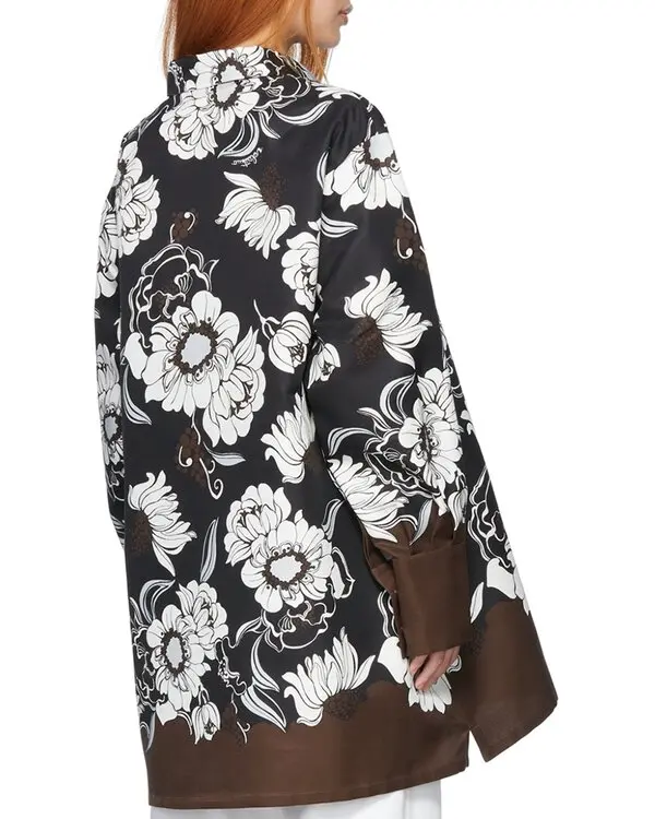 Valentino Garavani Floral Print Shirt Dress