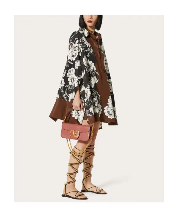 Valentino Garavani Floral Print Shirt Dress