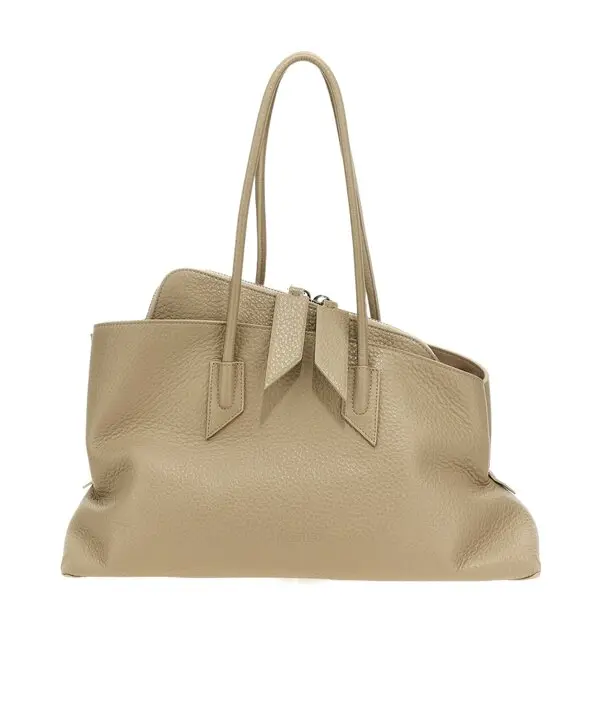 Attico Double-strap Shoulder Bag - Beige