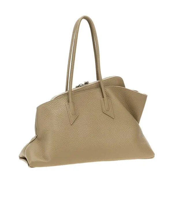 Attico Double-strap Shoulder Bag - Beige